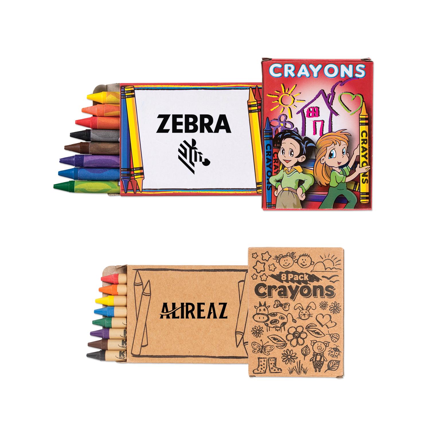 #8PKCRA 8 Pack Kids Crayons