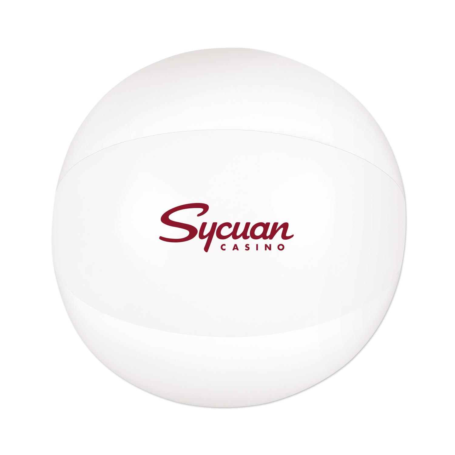 #JL9113X 16" White Beach Ball