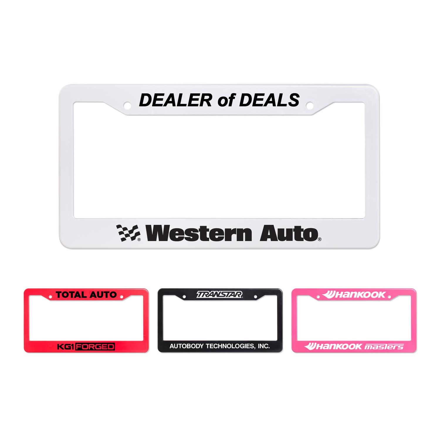 #LICFRM High Impact License Plate Frame