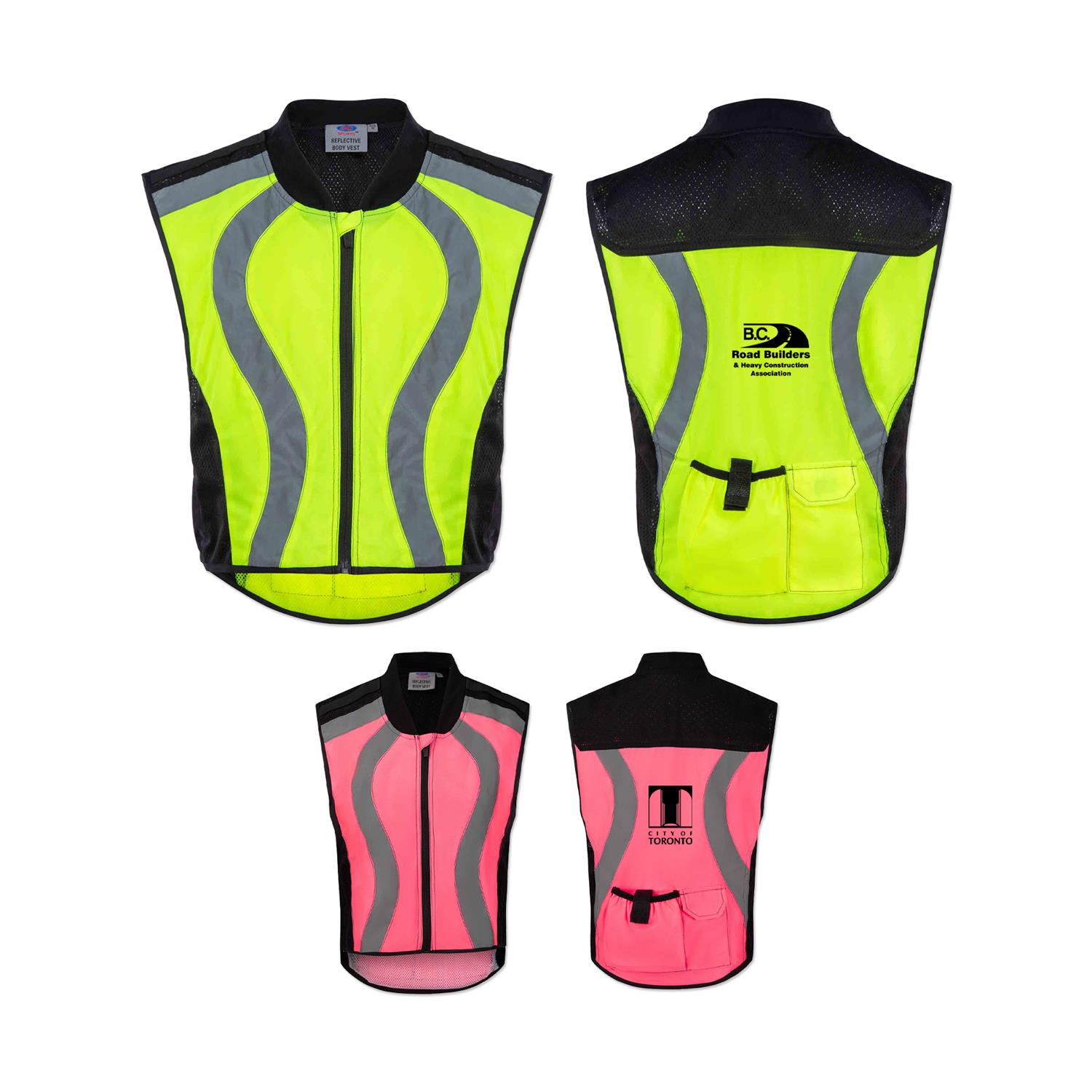 #MACNSV Outdoor Night Vision Safety Reflective Body Vest