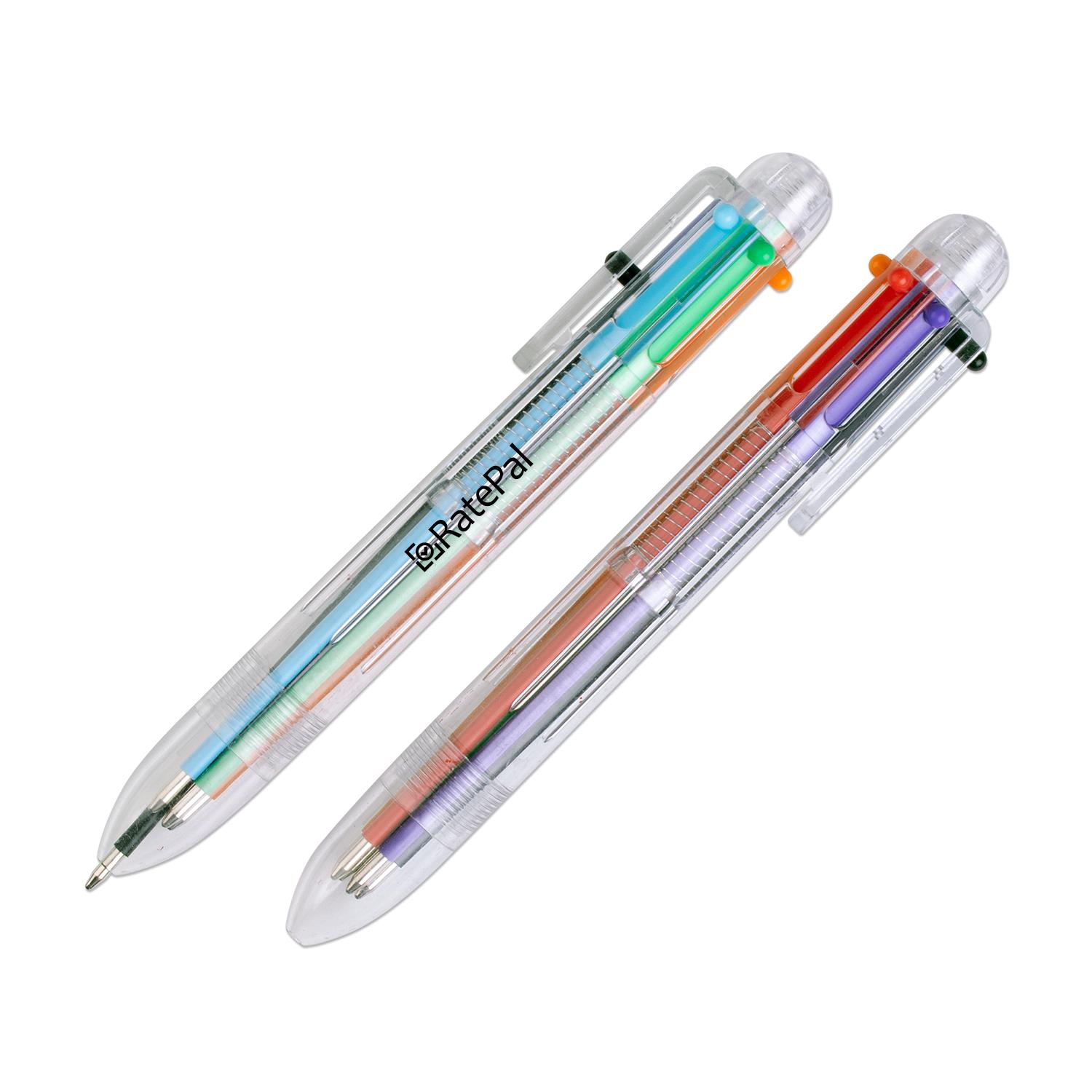 #S24083X Six Color Pen with Clear Tube