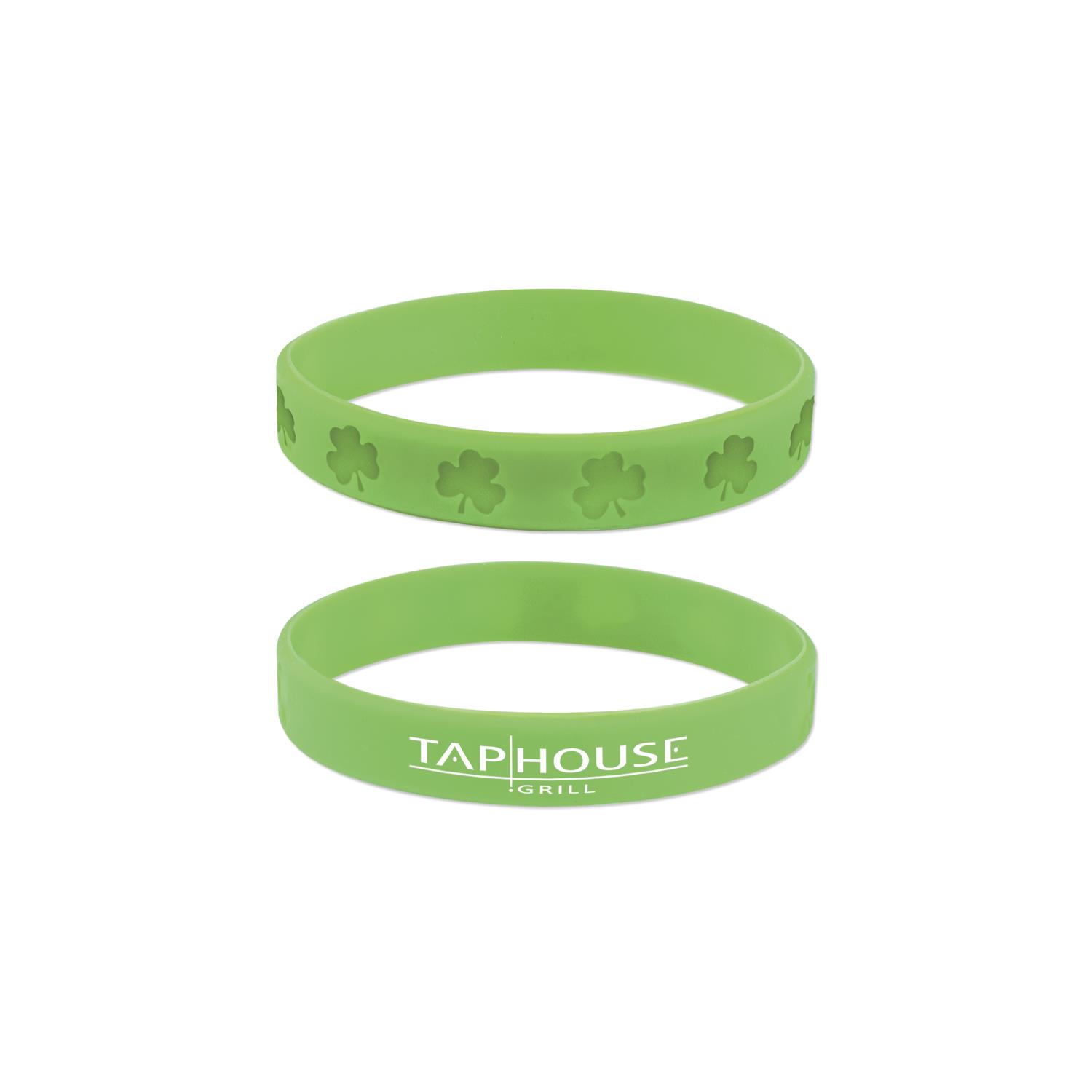 #S6751X St. Pat Day Silicone Wristband