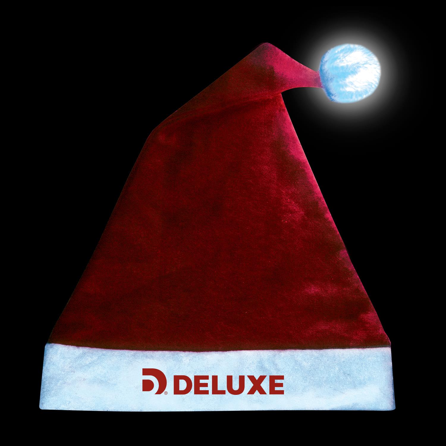 #S71272X Light-Up Pom Pom Santa Hat