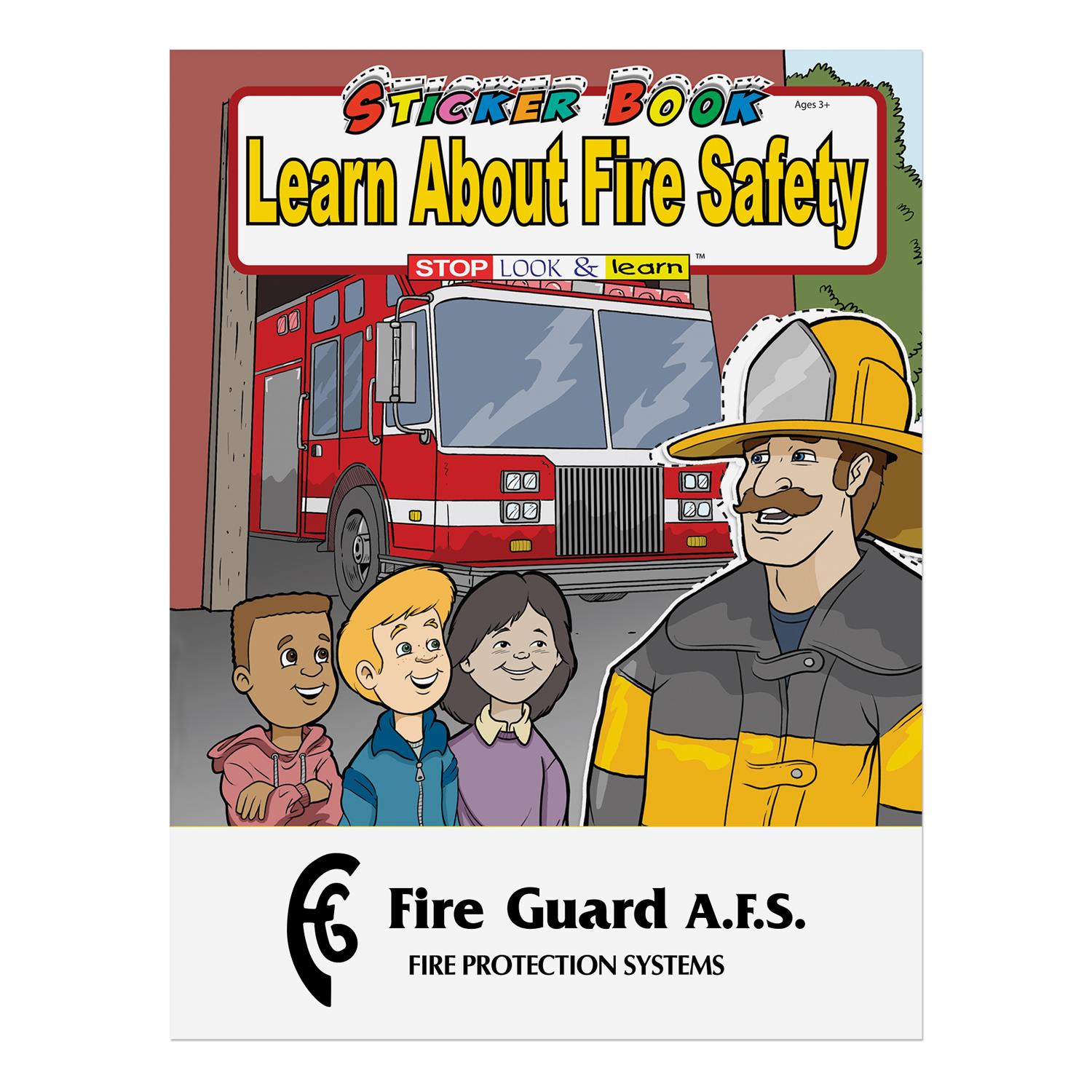#CBSB6 Learn About Fire Safety Stickers Book
