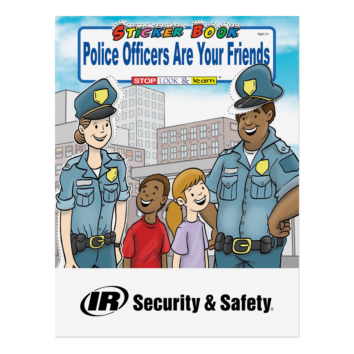 #CBSB8 Police Officers Are Your Friends Stickers Book