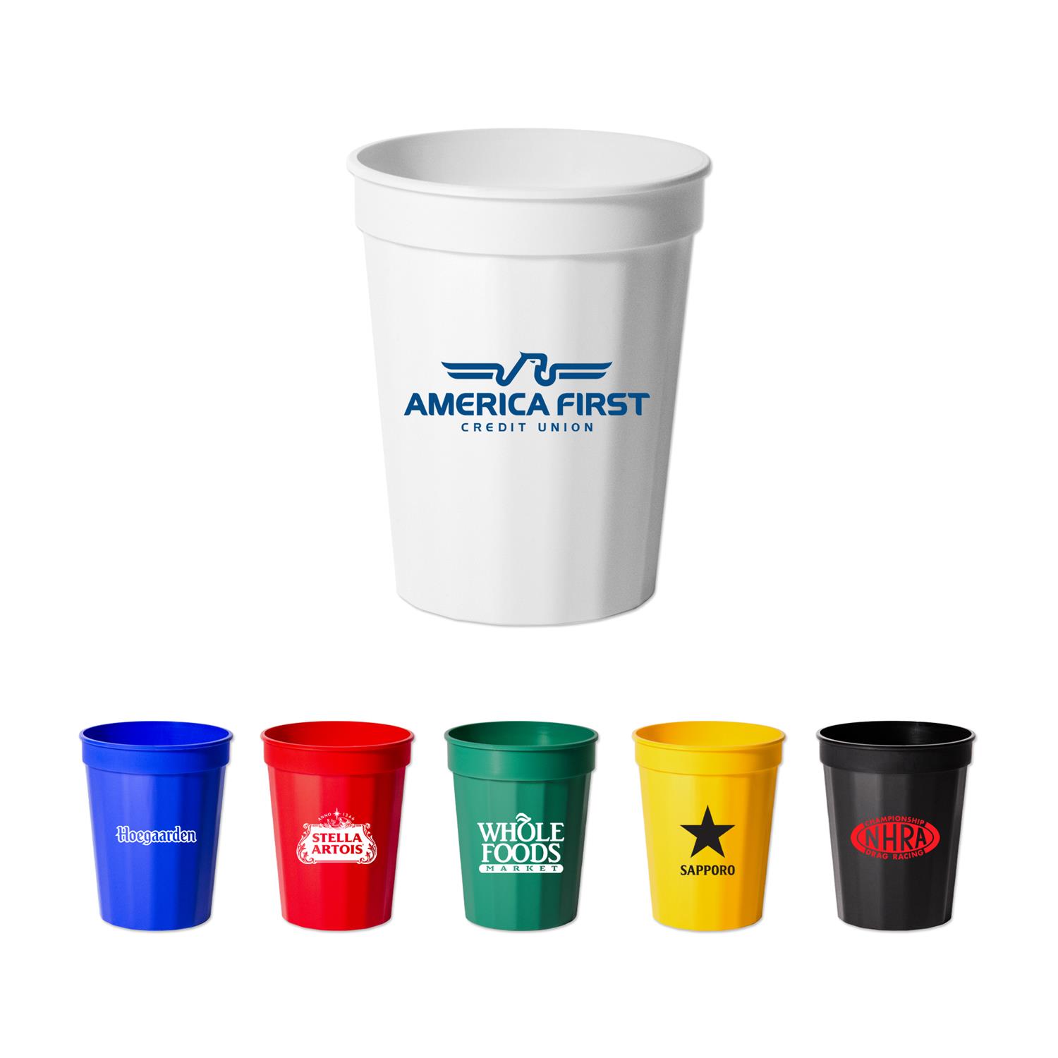 #TDRK5 16 Oz. Ribbed Stadium Cup