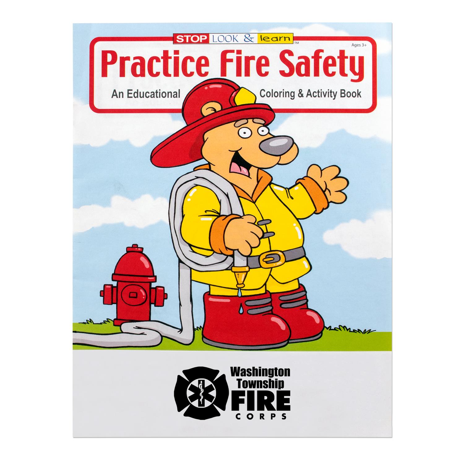 #WCB11 Practice Fire Safety Coloring Book