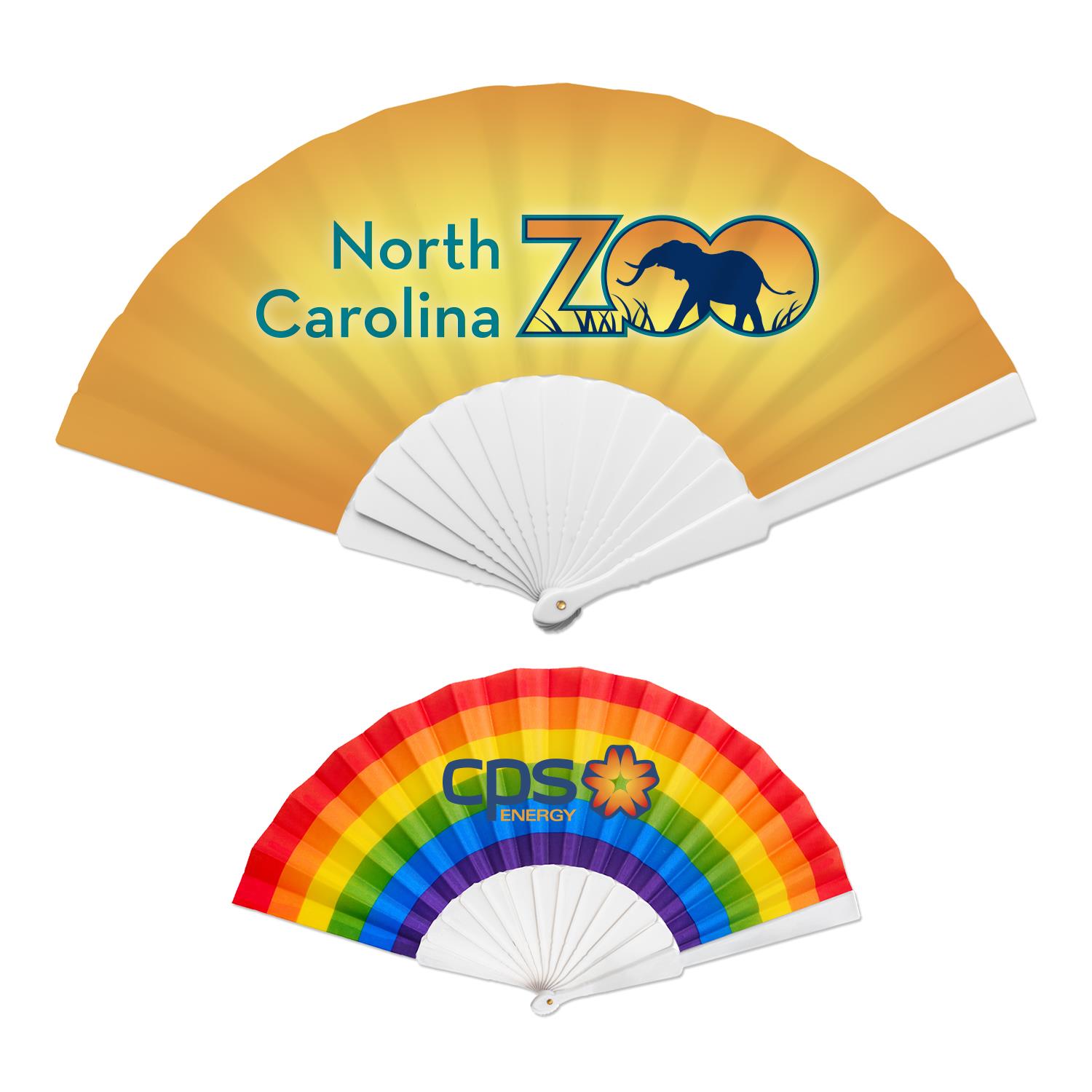 #WL1757 Full Color Folding Hand Fan