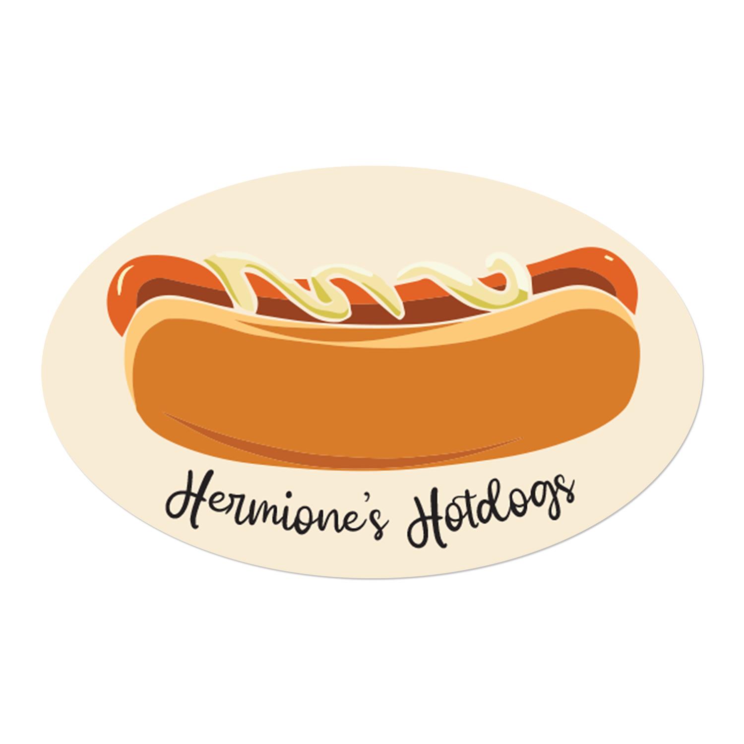 #WL1835X Oval Car Magnet