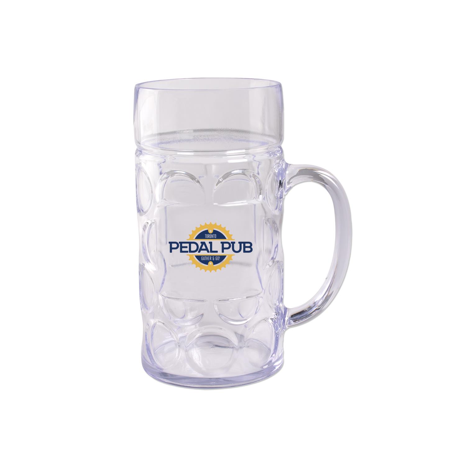 #WL2241X 1/2 Liter Plastic German Style Oktoberfest Beet Mug with Handle